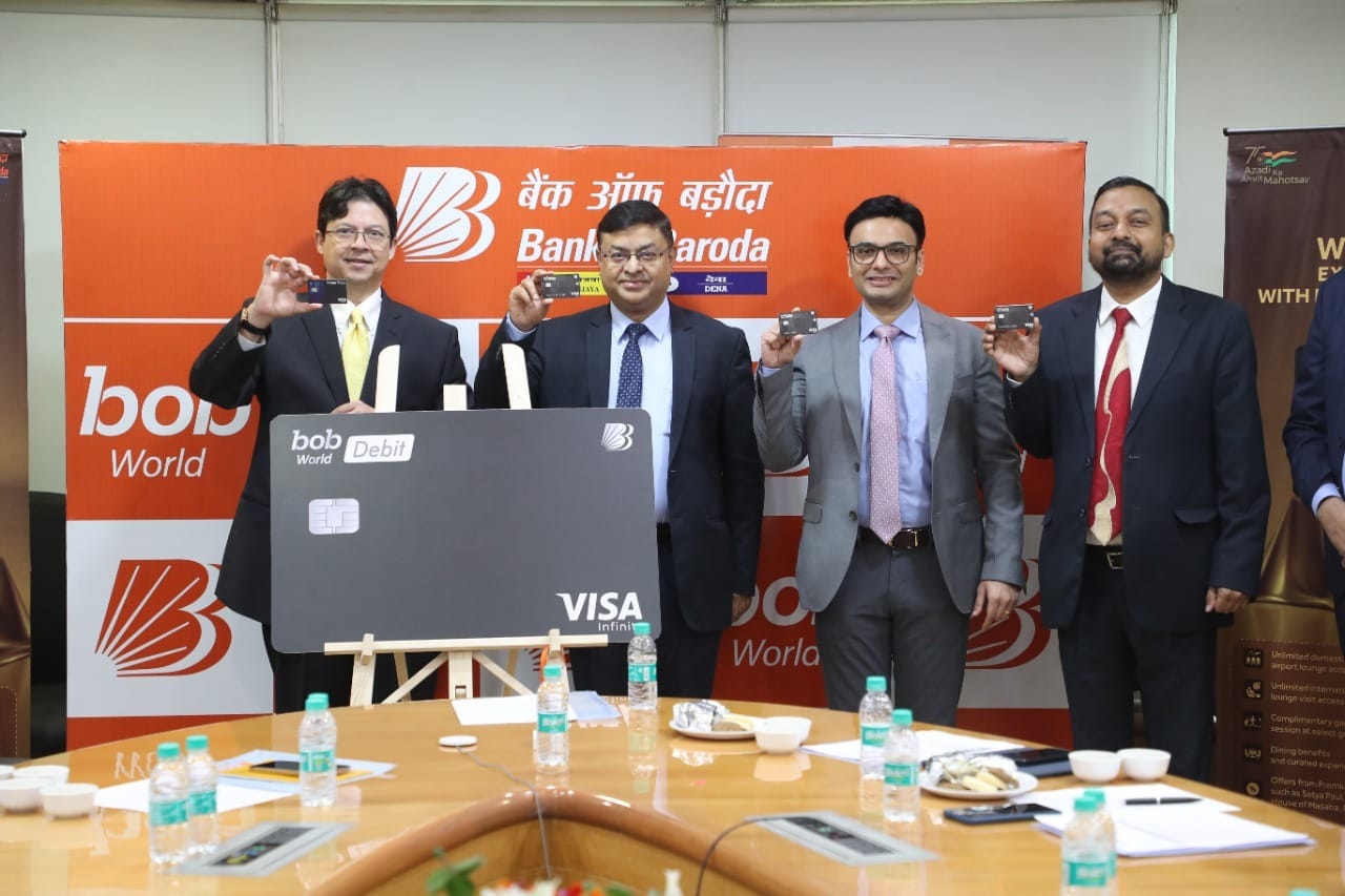 Bank Of Baroda Launches Two Premium Debit Cards With Visa - Indian PSU ...