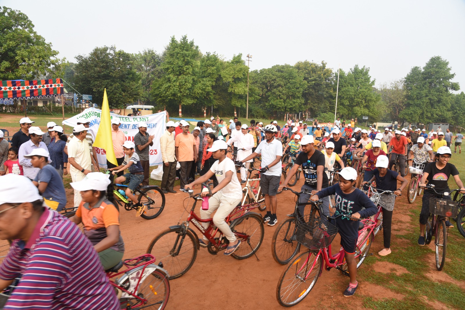 RINL Organises Cycle Rally As Prelude To World Environment Day ...