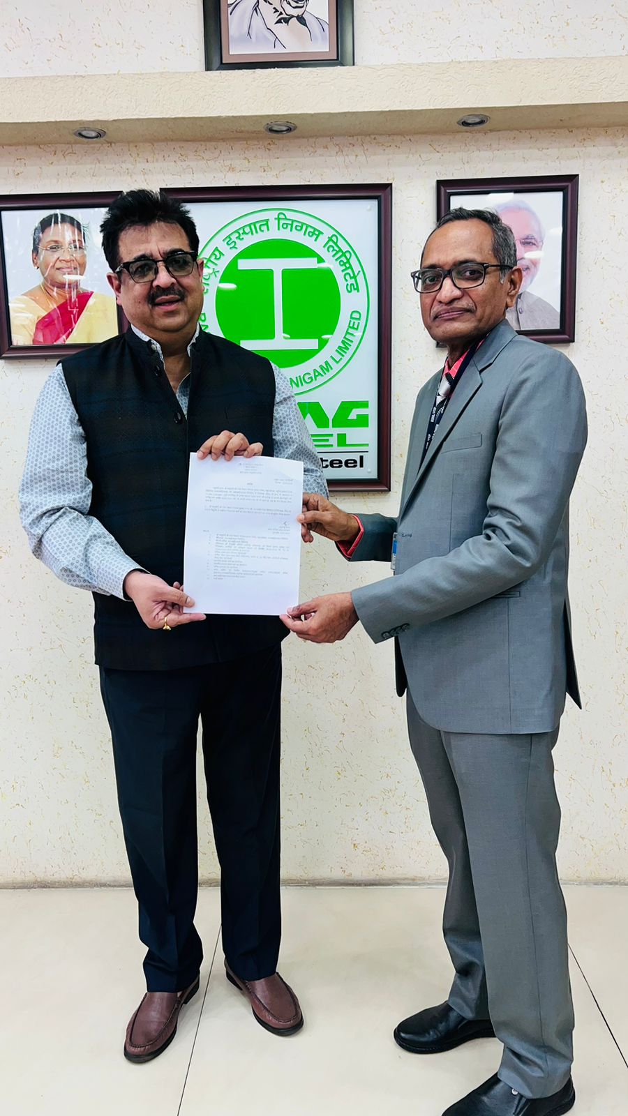 Chaluvadi Sree Rama Venkata Gopala Krishna Ganesh Assumes Charge As Director (Finance) At RINL ...