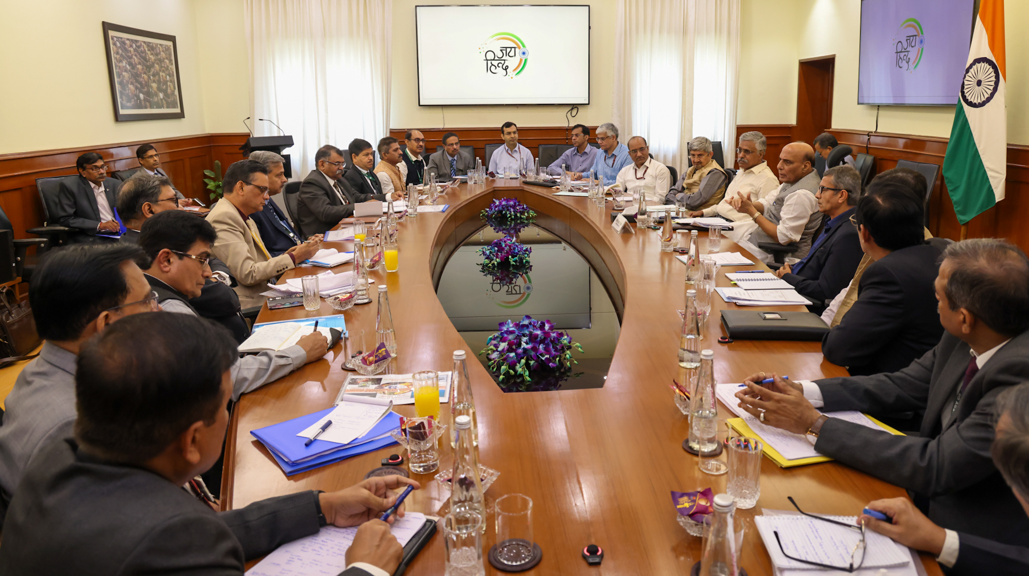 Raksha Mantri Reviews Performance Of Defence PSUs - Indian PSU | Public ...