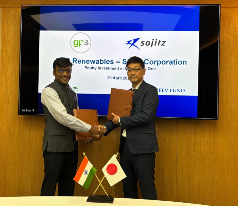 Sojitz Steps Into India’s Clean Energy Sector Through GPS Renewables ...