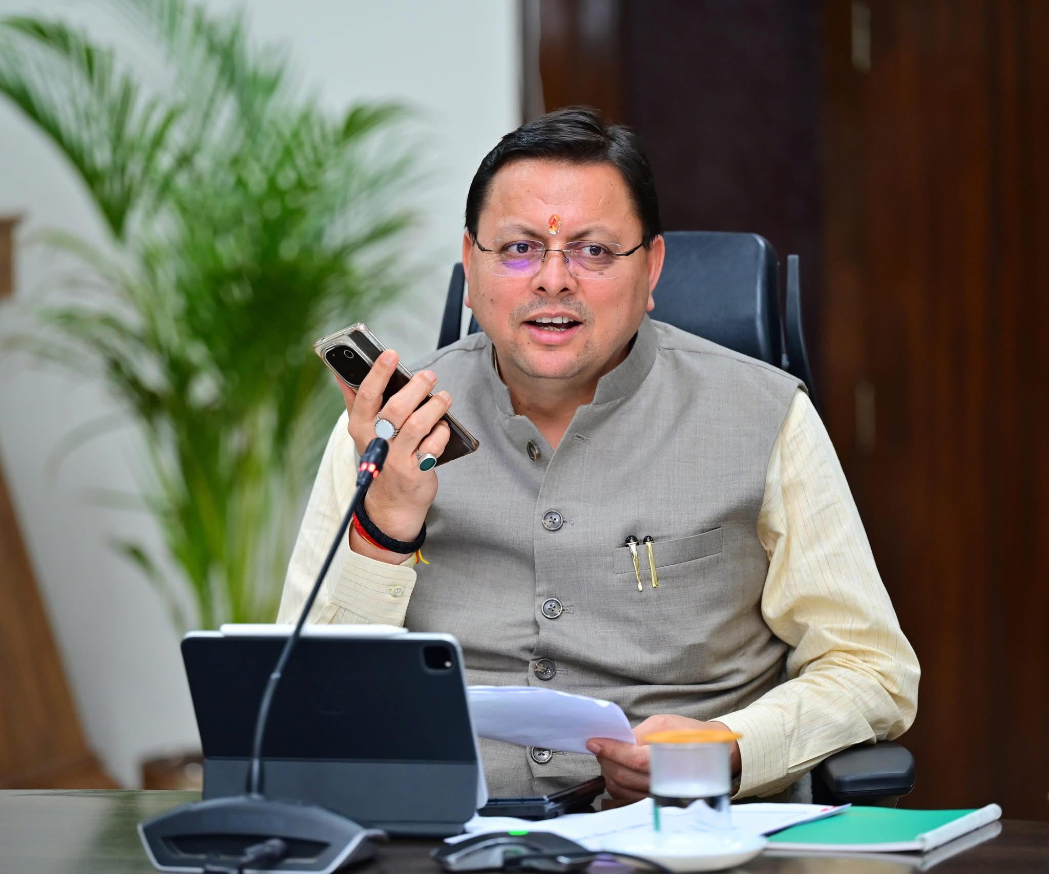 Uttarakhand CM Orders Special Drive To Clear Long-Pending Complaints On ...