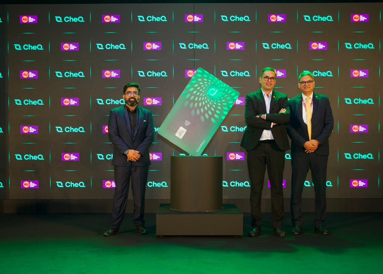 CheQ and AU Small Finance Bank Launch India’s First LED Co-branded ...